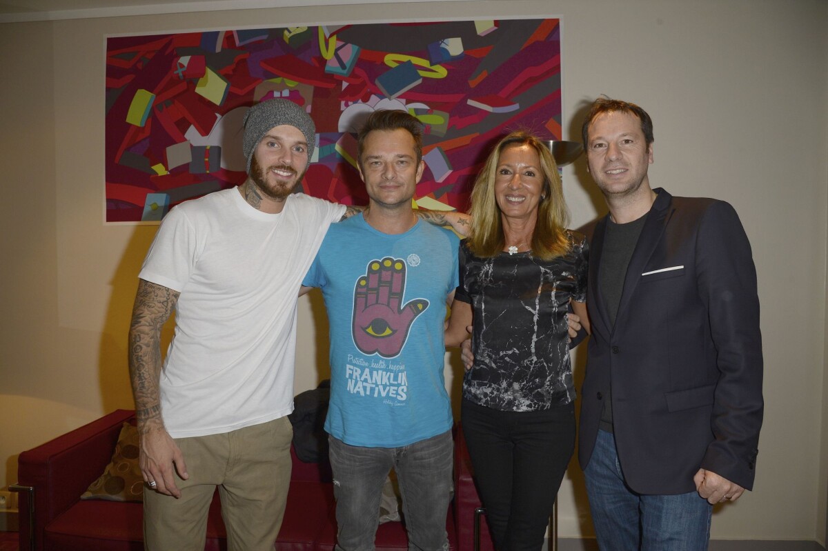 Photo : Exclusif - M. Pokora, David Hallyday, Nicole Coullier et ...