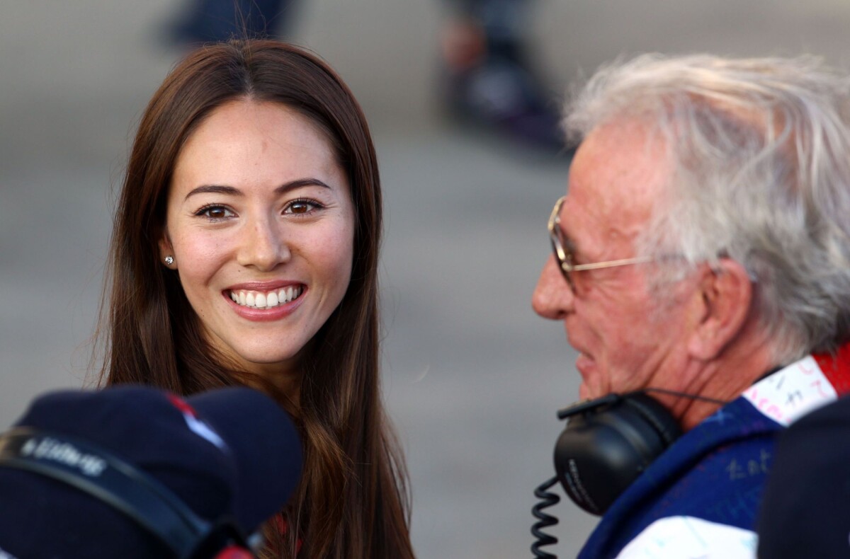 Photo : Jessica Michibata et John Button, à l'Albert Park de Melbourne ...