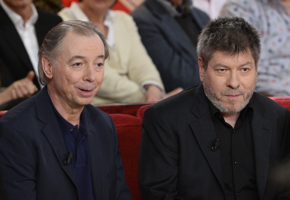 Photo : Philippe Chevallier et Régis Laspalès lors de l'enregistrement ...
