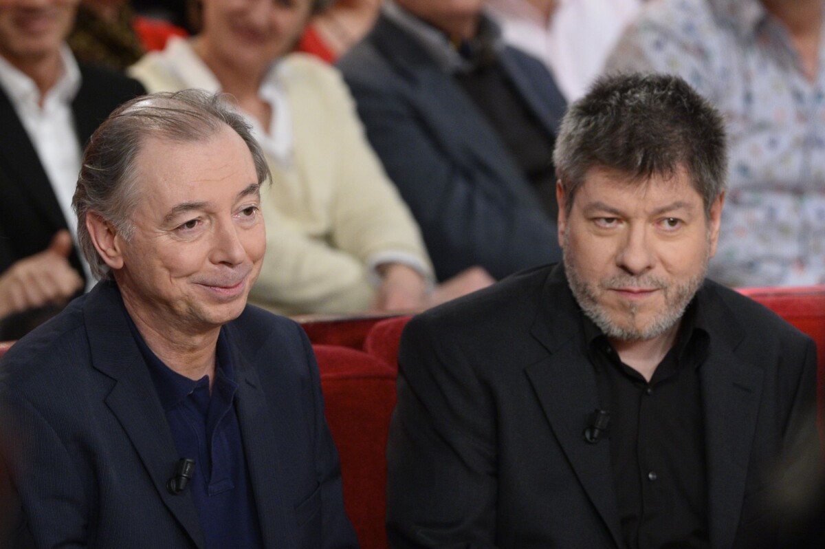Photo : Philippe Chevallier et Régis Laspalès lors de l'enregistrement ...