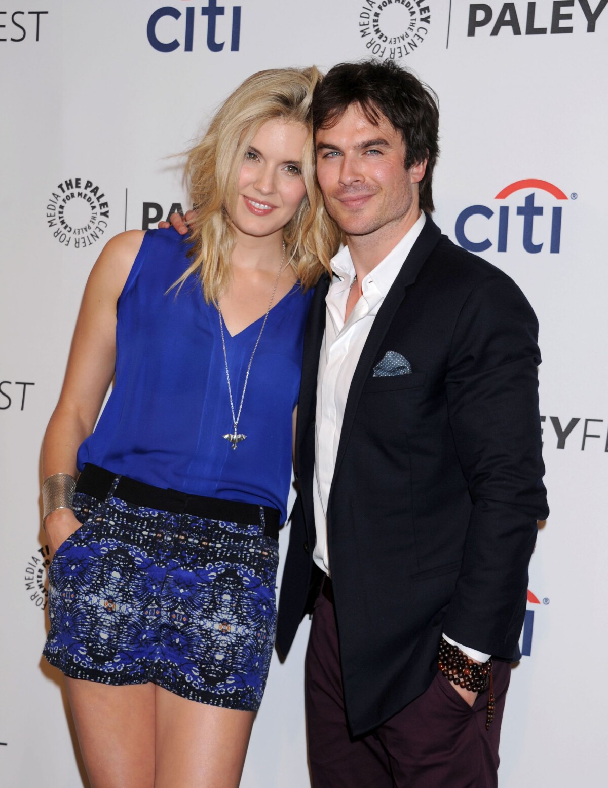 Photo : Maggie Grace et Ian Somerhalder à Los Angeles, le 16 mars 2014 ...