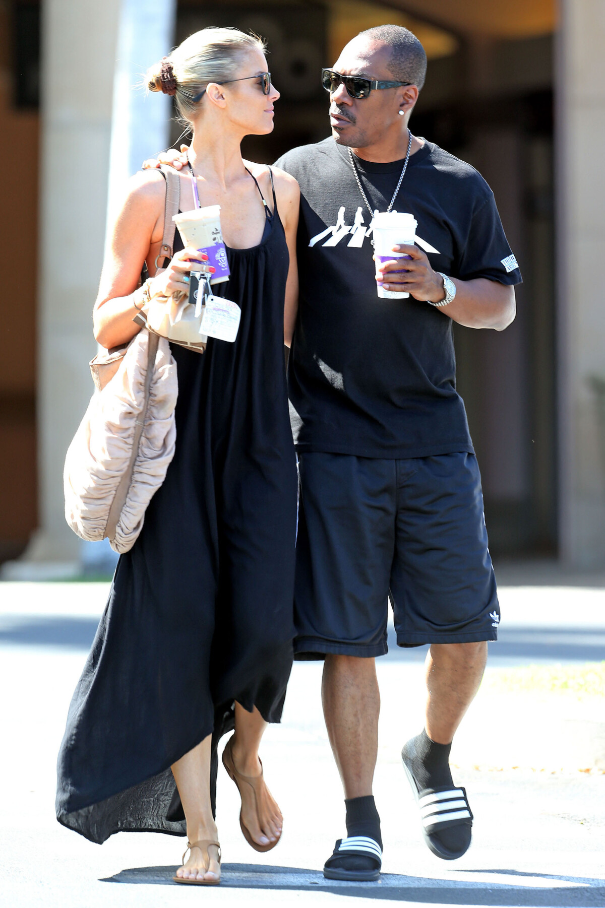 Photo : Exclusif - Paige Butcher et Eddie Murphy, détendus en vacances ...