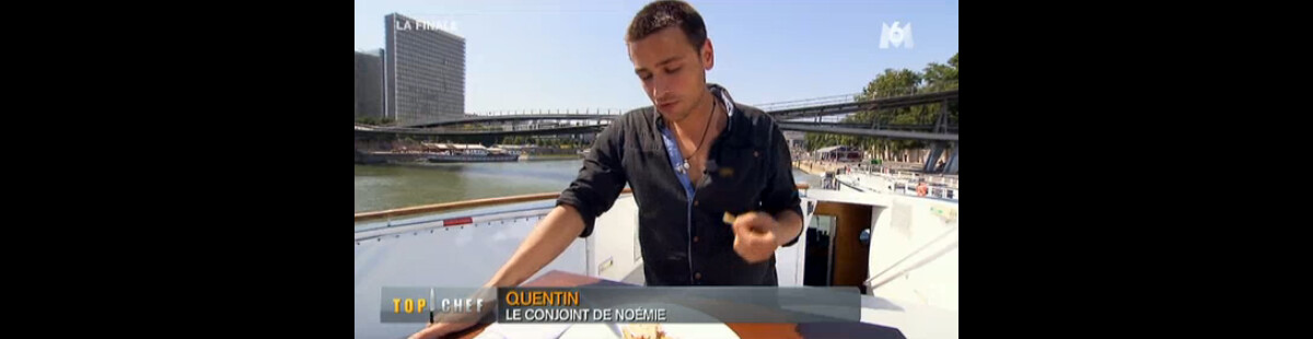 Photo : Quentin dans la finale de Top Chef 2014 le lundi 21 avril 2014 ...