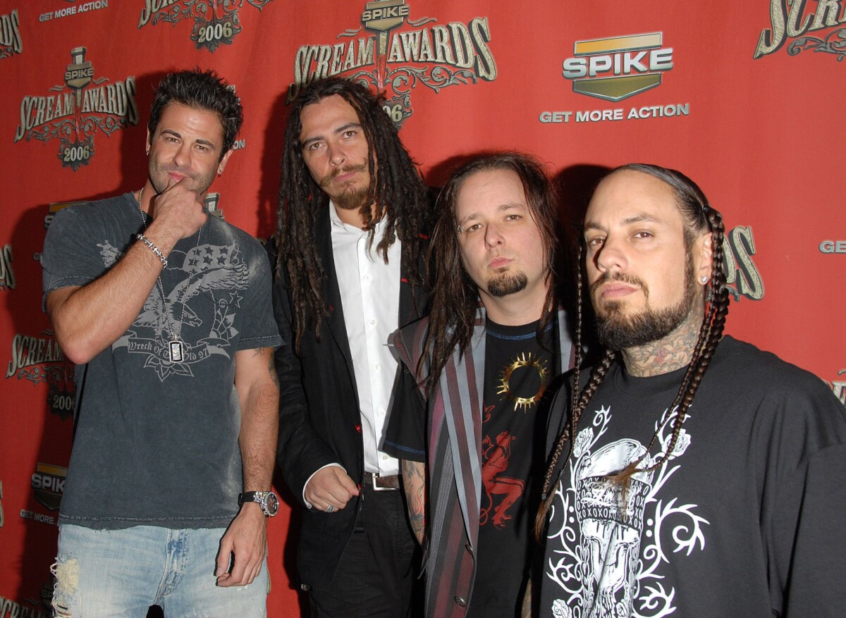 Photo : Korn à Hollywood, le 7 octobre 2006. - Purepeople