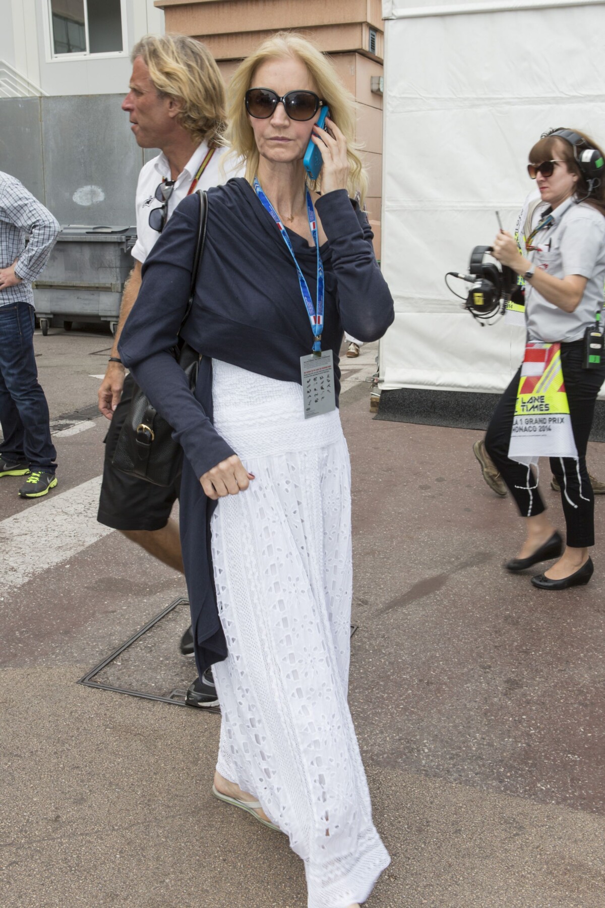 Photo : Sonia Irvine lors du Grand Prix de Monaco le 25 mai 2014 ...