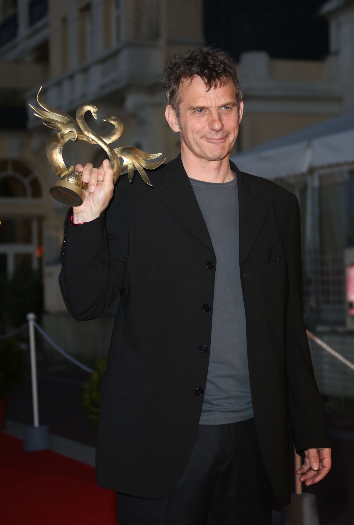 Photo : Lucas Belvaux (Swann d'or Meilleur film) lors de la cérémonie ...