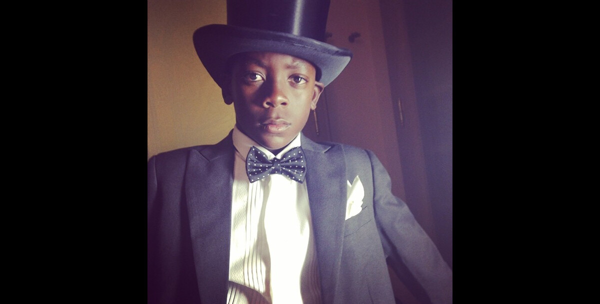 Photo : David, fils de Madonna, le 16 août 2014 pour les 56 ans de sa ...