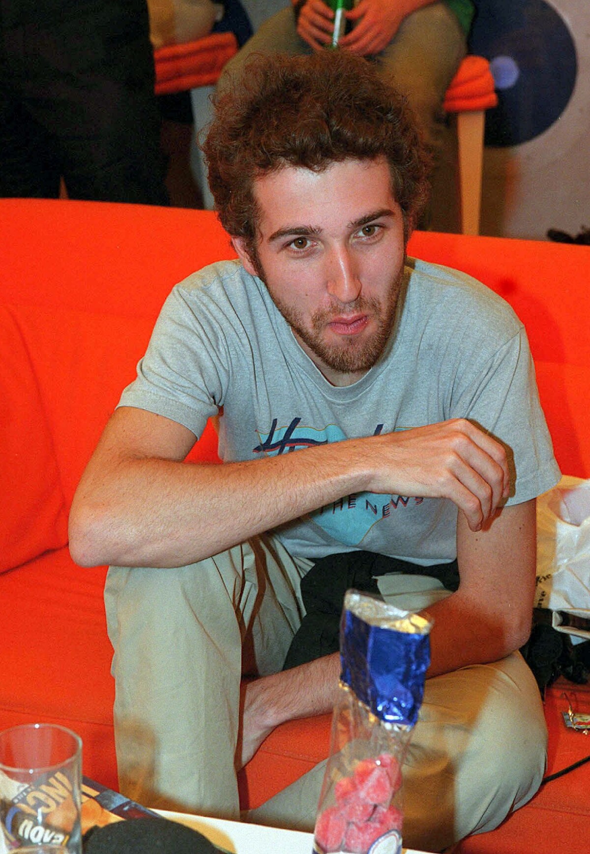 Photo : Thomas Bangalter à Cannes en mai 2002. - Purepeople