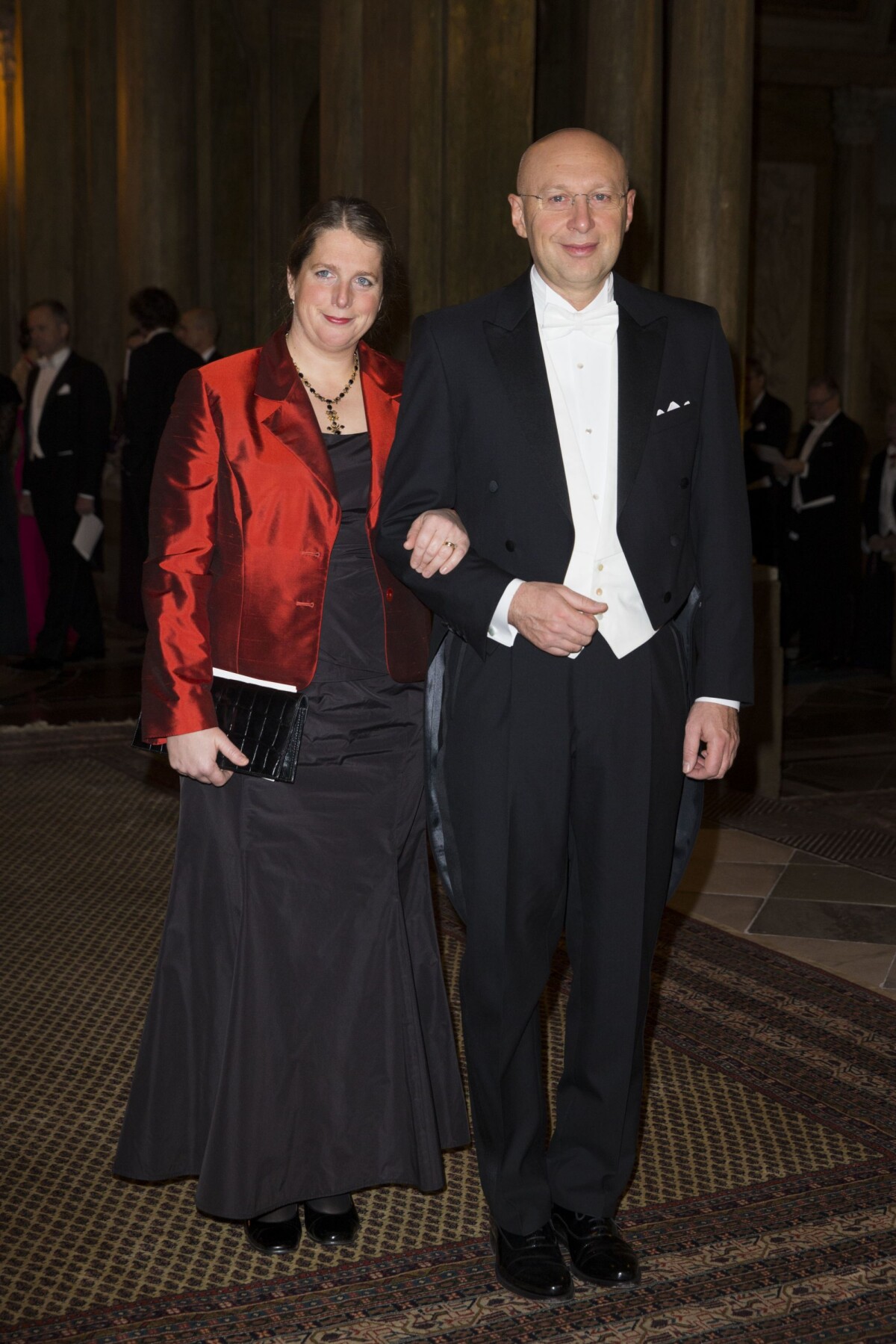 Photo : Prix Nobel de Chimie Stefan W.Hell et sa femme Anna Kathrin ...