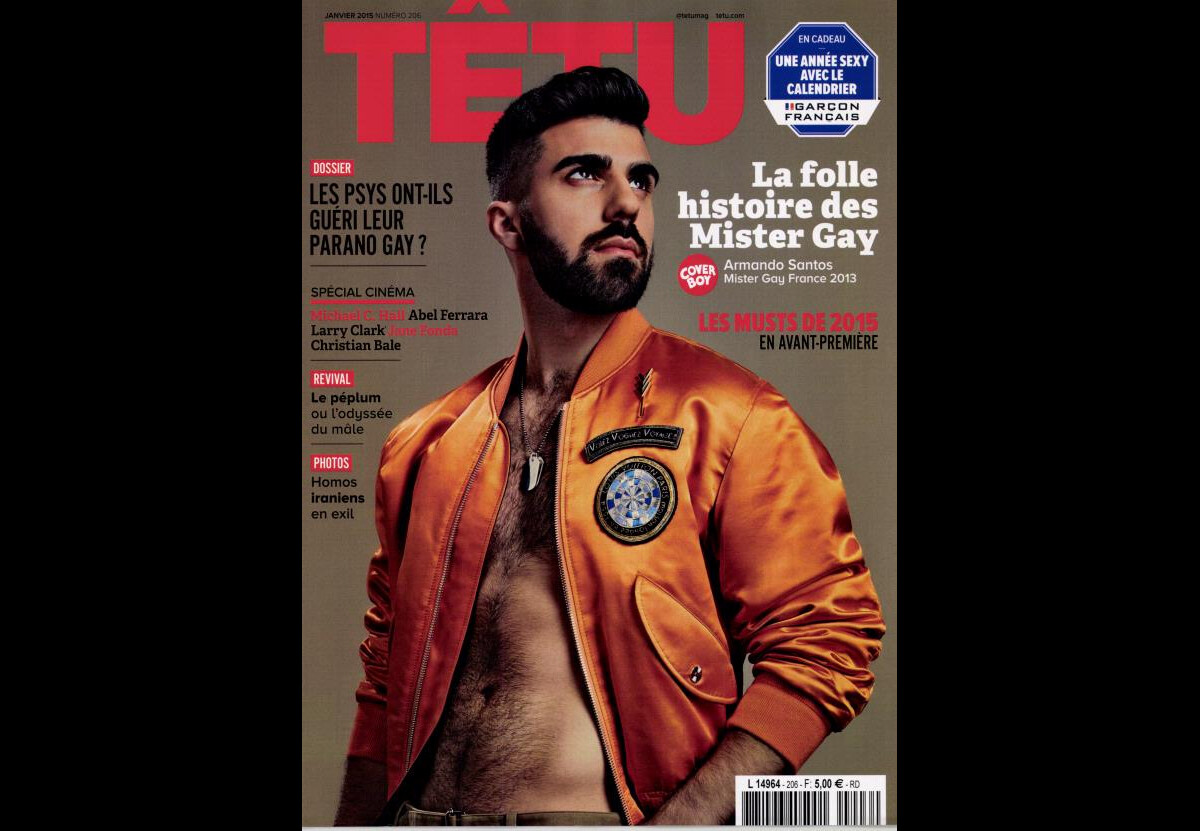 Photo : Magazine Têtu, en kiosques le 17 décembre 2014. - Purepeople