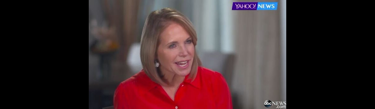 Photo : Katie Couric lors de son interview avec Stephen Collins, pour ...