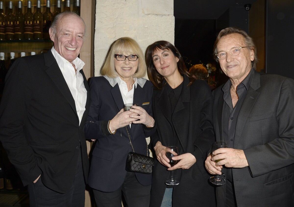 Photo : Mireille Darc et son mari Pascal Desprez, Alexandre Arcady et ...