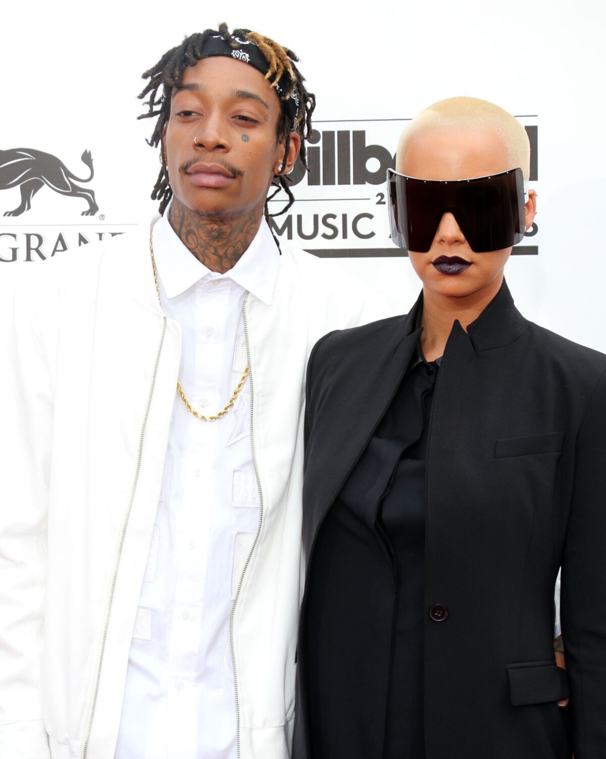Photo : Wiz Khalifa, Amber Rose - Photocall à l'occasion de la ...