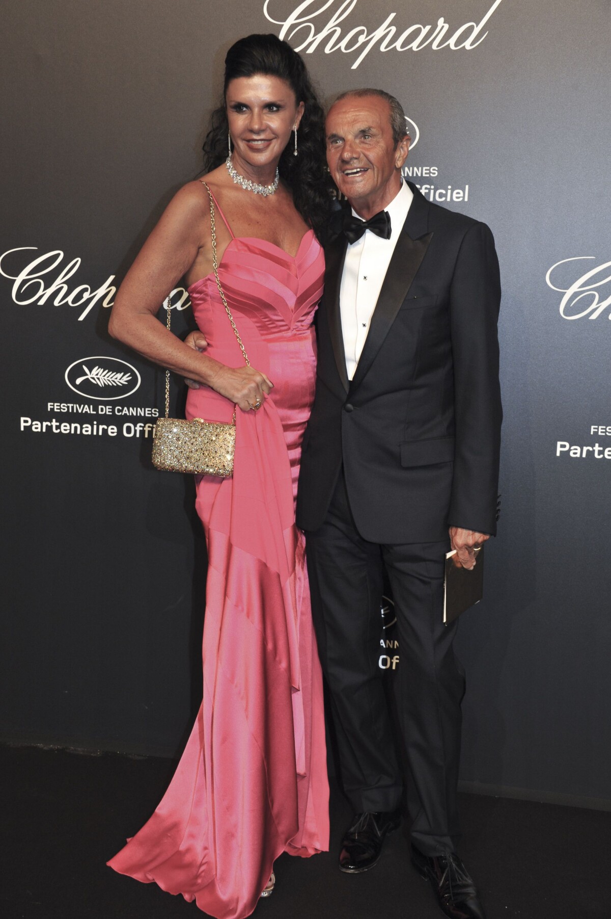 Photo : Alessandra De Marco et Enrico De Marco - Soirée Chopard Gold Party à Cannes lors du ...