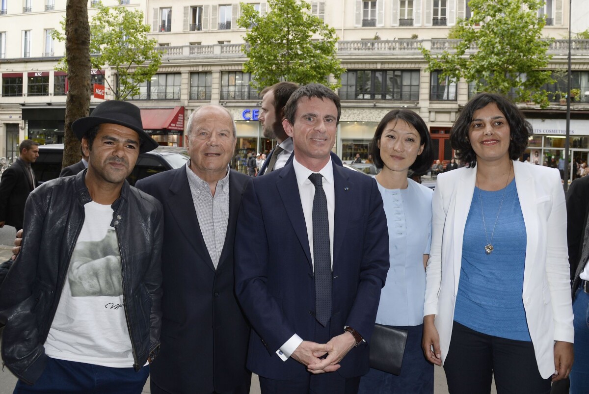Photo : Jamel Debbouze, Marc Ladreit de Lacharrière, Manuel Valls ...