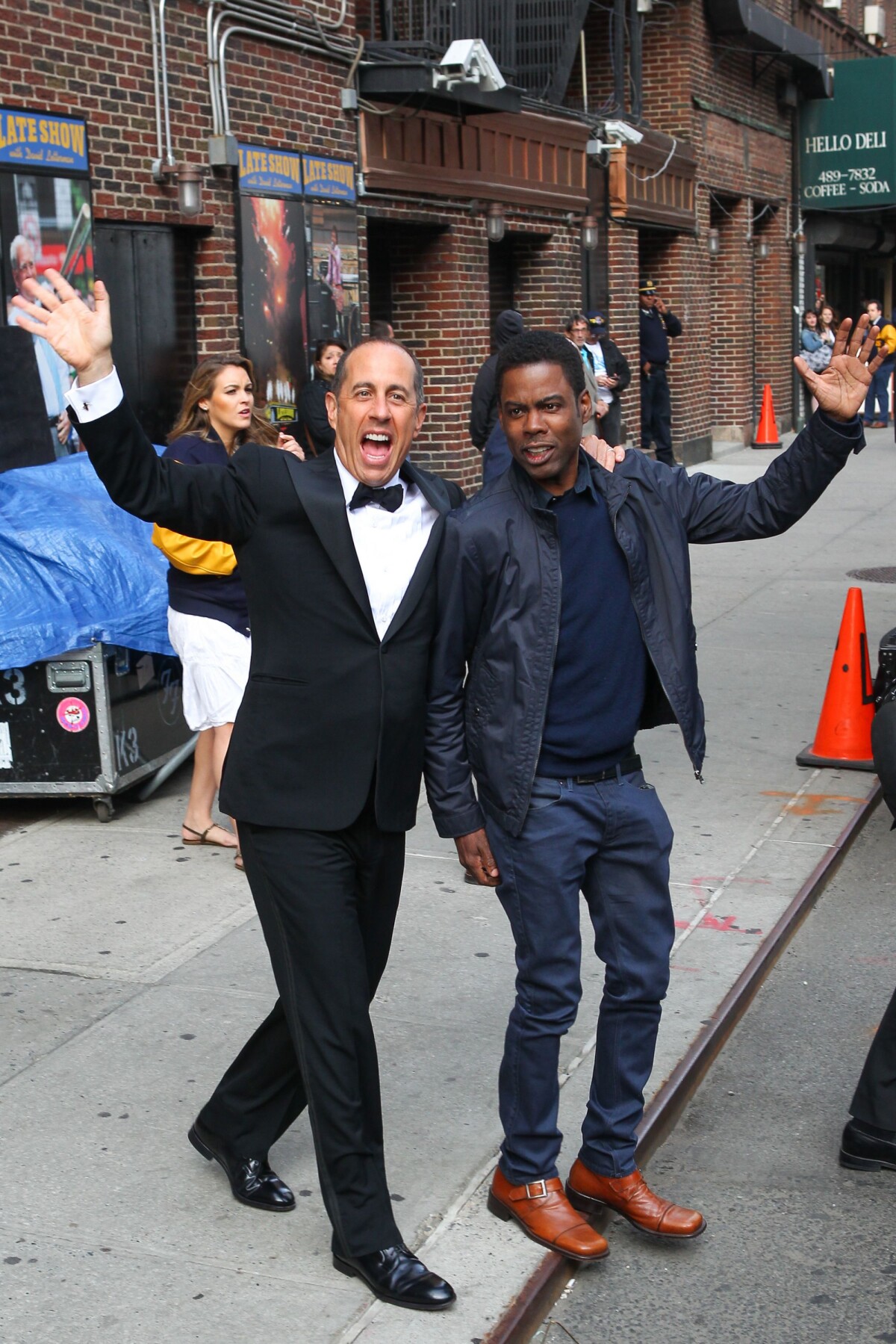 Photo : Chirs Rock et Jerry Seinfeld à New York pour la dernière de ...