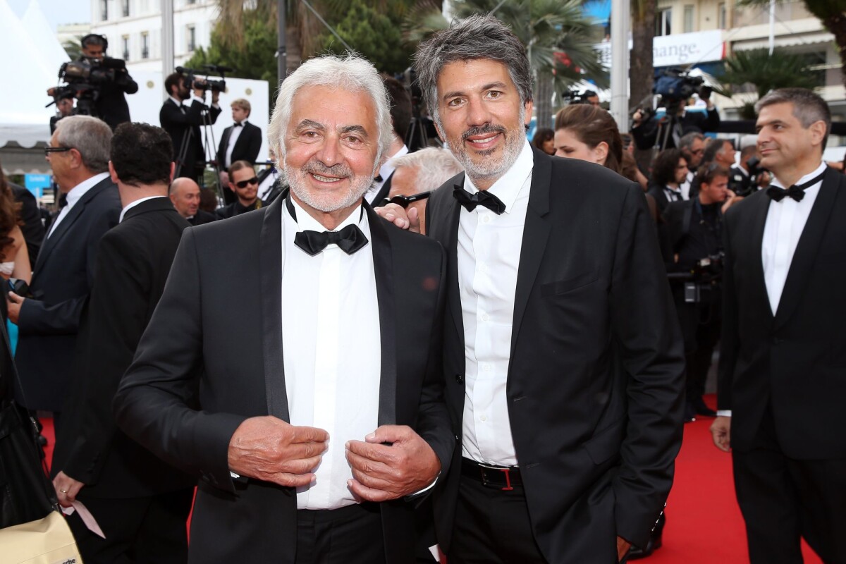 Photo : Franck Provost et son fils Fabien Provost - Montée des marches ...