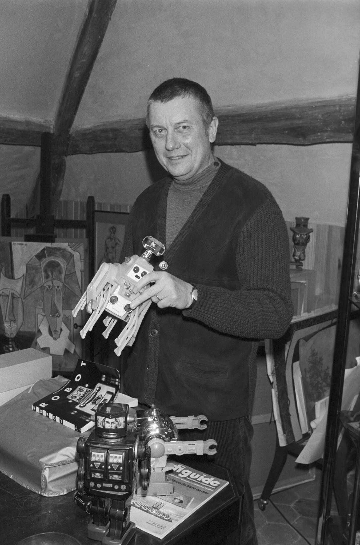 Photo : Archives Jean Vautrin, (Jean Herman), écrivain, réalisateur ...