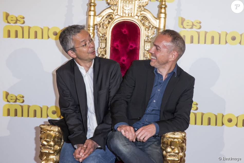 Pierre Coffin et Kyle Balda - Avant première du film Les Minions au ...