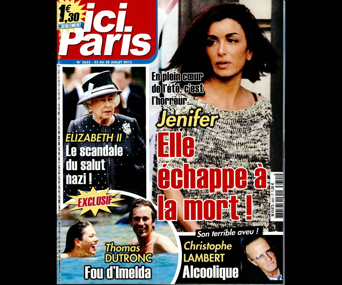 Photo : Le magazine Ici Paris du 22 juillet 2015 - Ode (Purepeople)