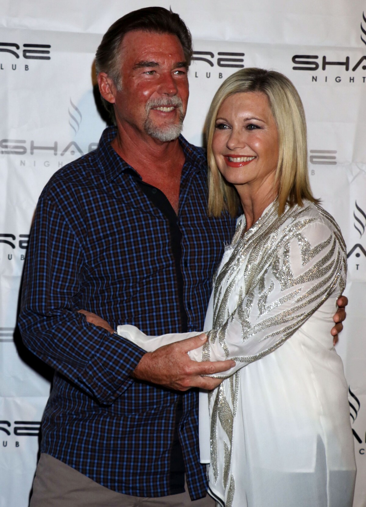 Photo : Olivia Newton-John, John Easterling lors de la soirée pour les ...