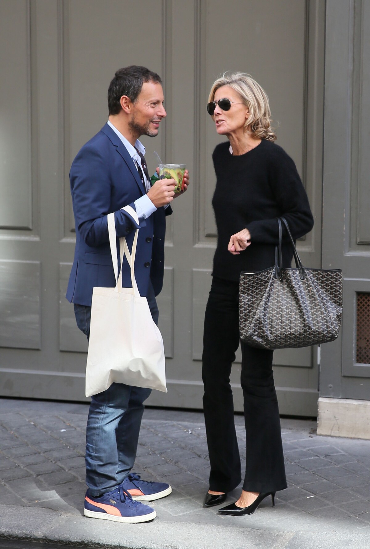 Photo : Marc-Olivier Fogiel et la journaliste Claire Chazal, à la 11e ...