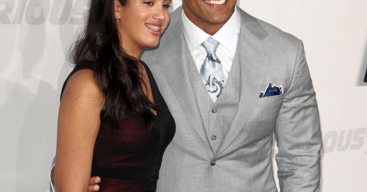 Dwayne Johnson et sa fille Simone Alexandra Johnson - Avant-première du ...