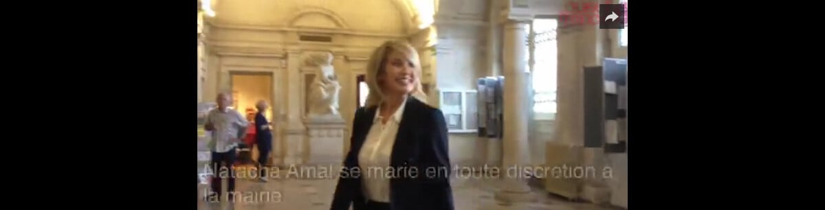 Vidéo : Natacha Amal lors de son mariage civil avec Jacques Stival ...