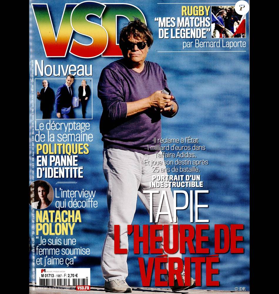 Magazine VSD en kiosques le 24 septembre 2015. - Purepeople