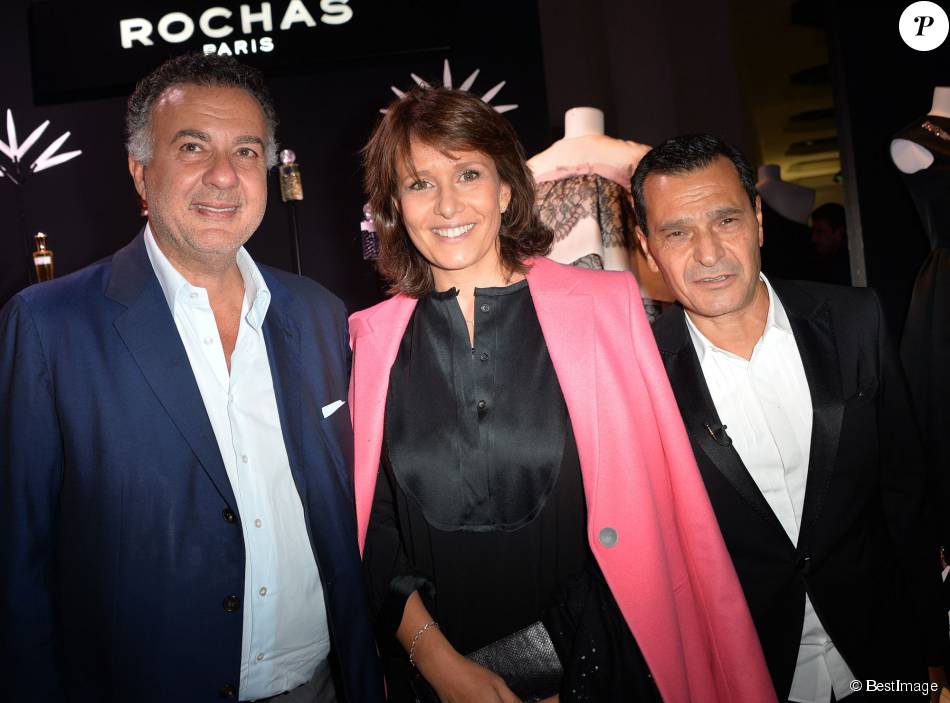 Philippe Bénacin (PDG d'Interparfums), Carole Rousseau et Jean Madar ...