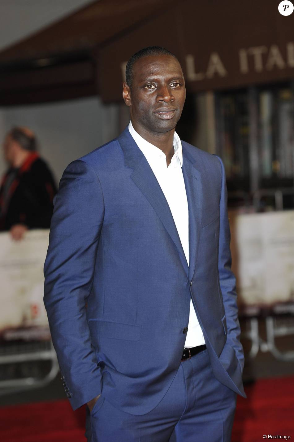 Omar Sy - Première du film À vif ! à Londres 28 octobre 2015. - Purepeople
