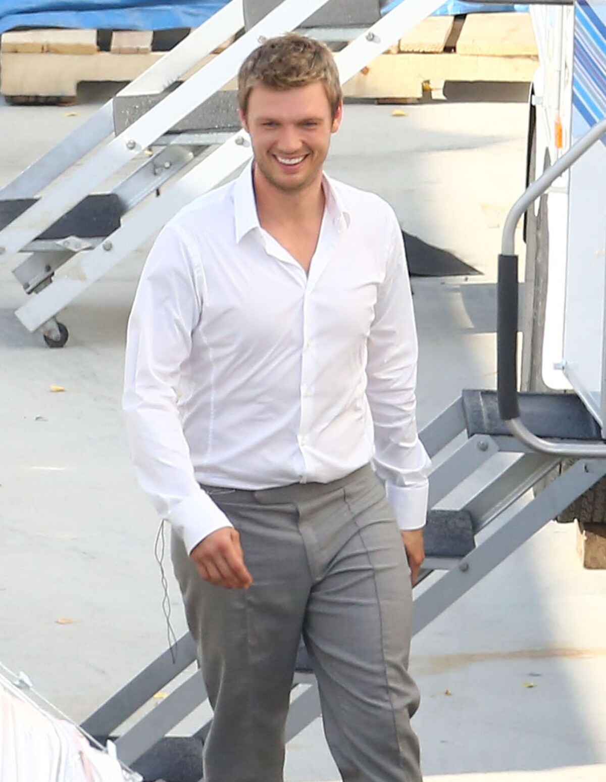 Photo : Exclusif - Nick Carter dans les studios de 'Dancing With The ...