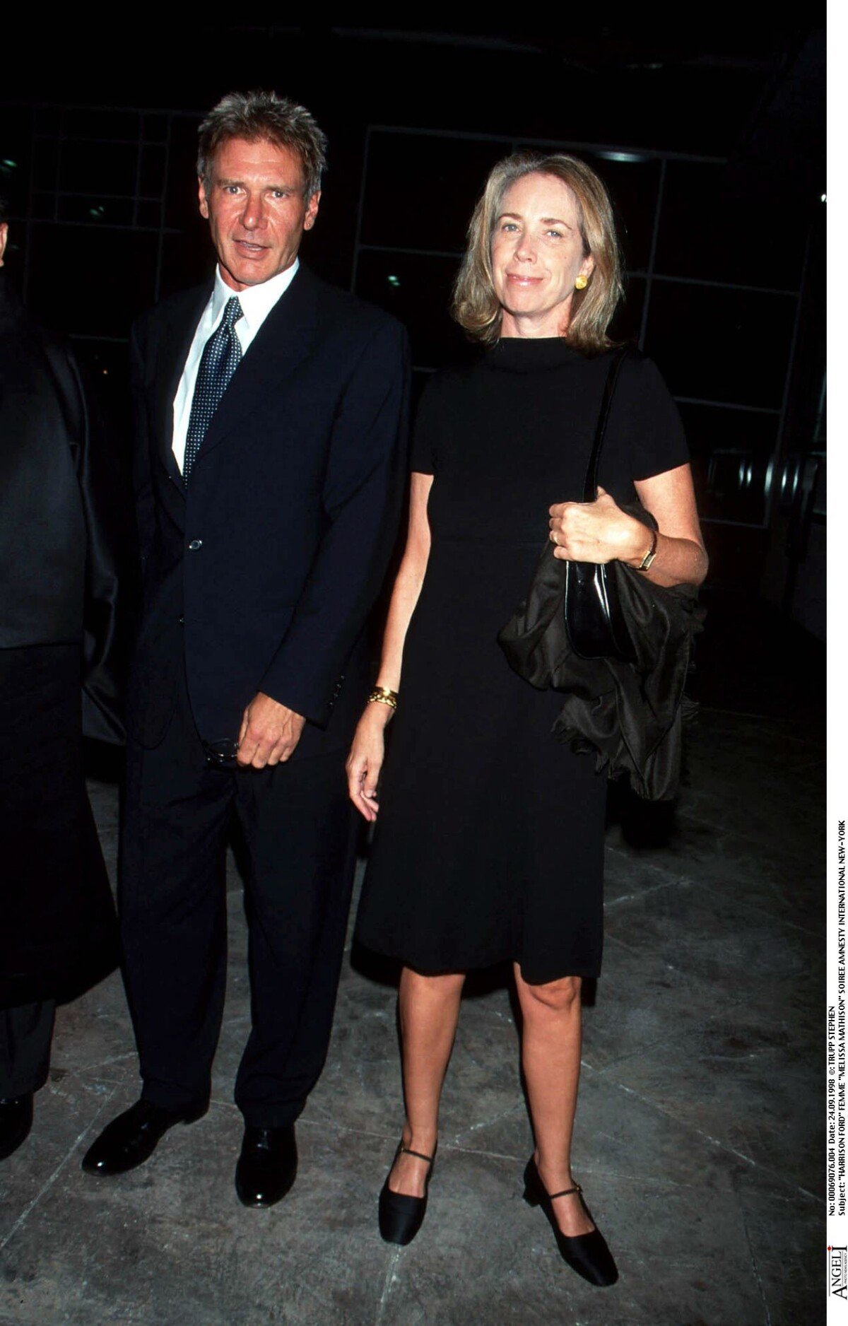 Photo : Harrison Ford et Melissa Mathison à New York le 24 septembre ...