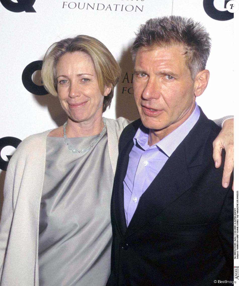 Harrison Ford et Melissa Mathison à Los Angeles en 2000. - Purepeople