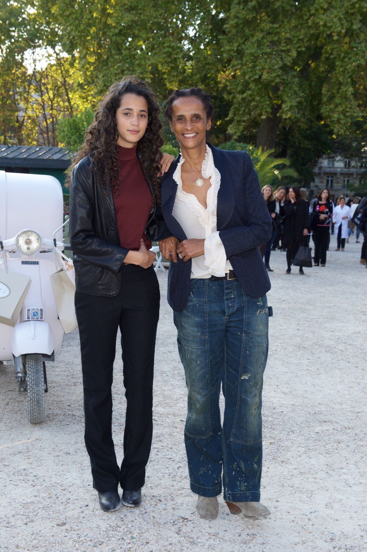 Photo : Karine Silla et sa fille Iman Pérez - Défilé Bonpoint à l ...