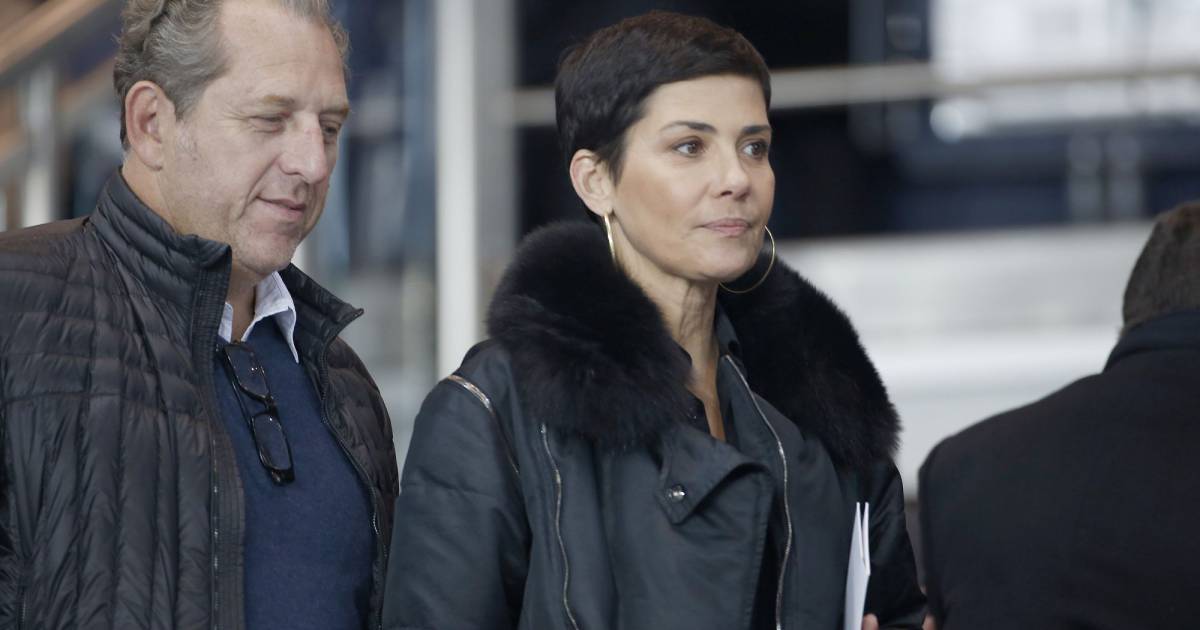 Cristina Cordula et son compagnon Frédéric Cassin - People au match Psg ...