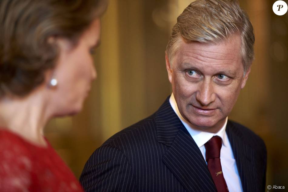 Le roi Philippe de Belgique lors de la réception du nouvel an dédiée ...