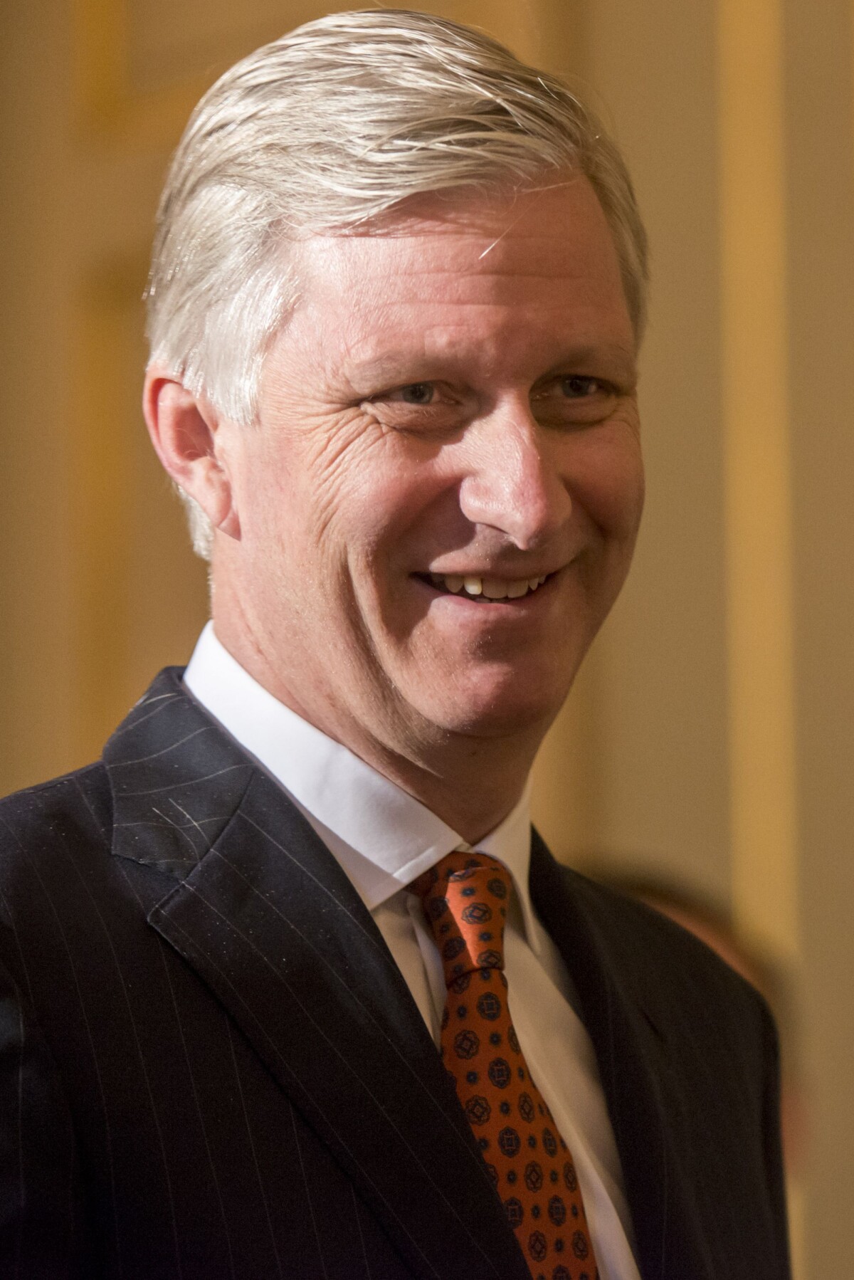 Photo : Le roi Philippe de Belgique lors de la réception du nouvel an ...