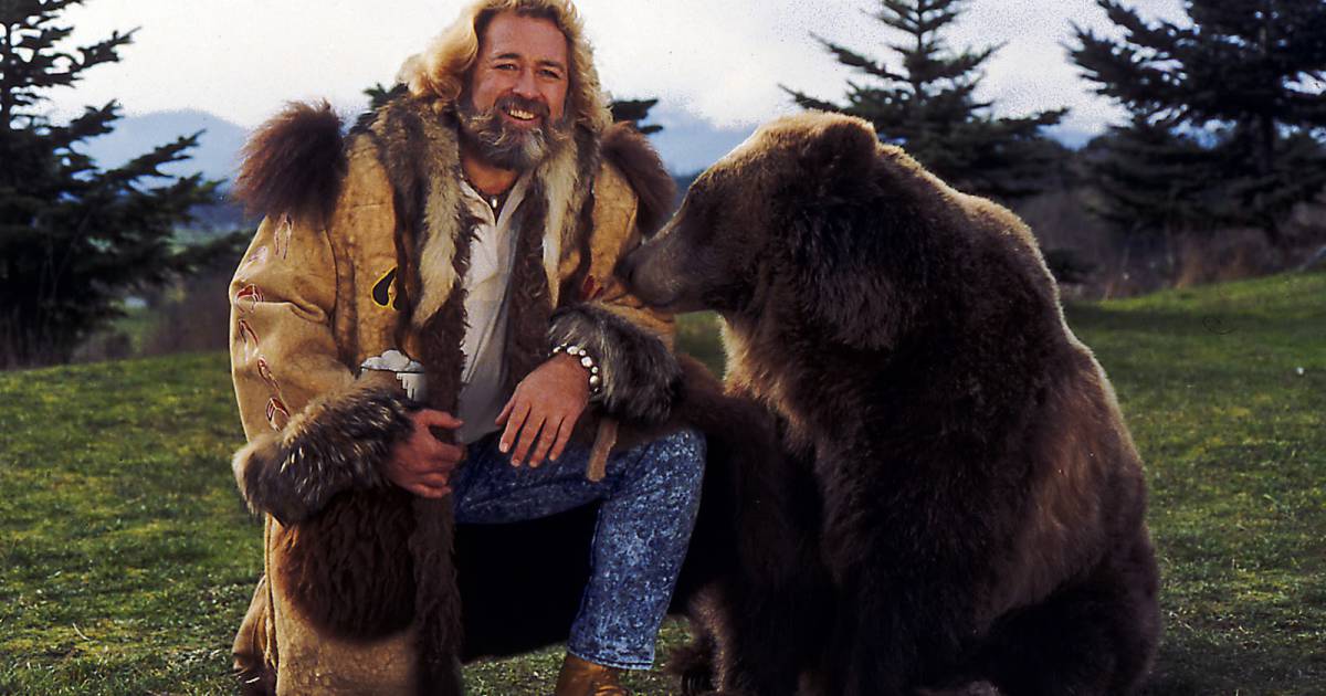 Dan Haggerty dans le film Grizzly Adams. - Purepeople