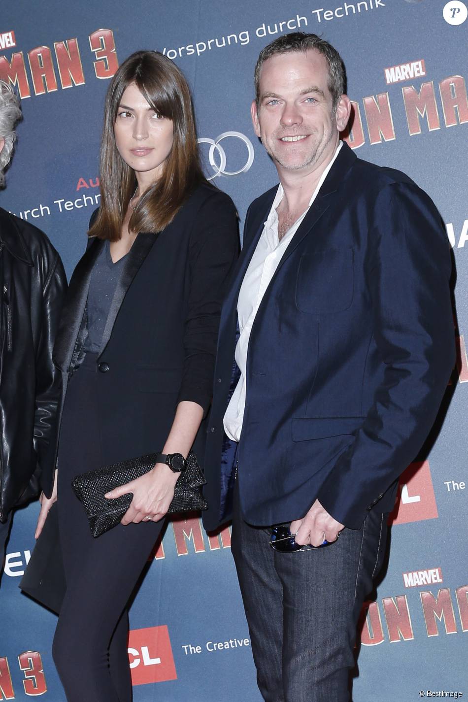 Garou et sa compagne Stephanie Fournier Avant première Parisienne de ...
