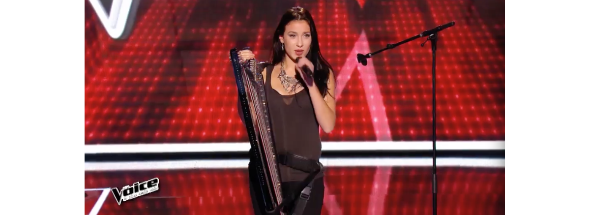 Photo : Lena Woods dans The Voice 5, le samedi 6 février 2016, sur TF1 ...