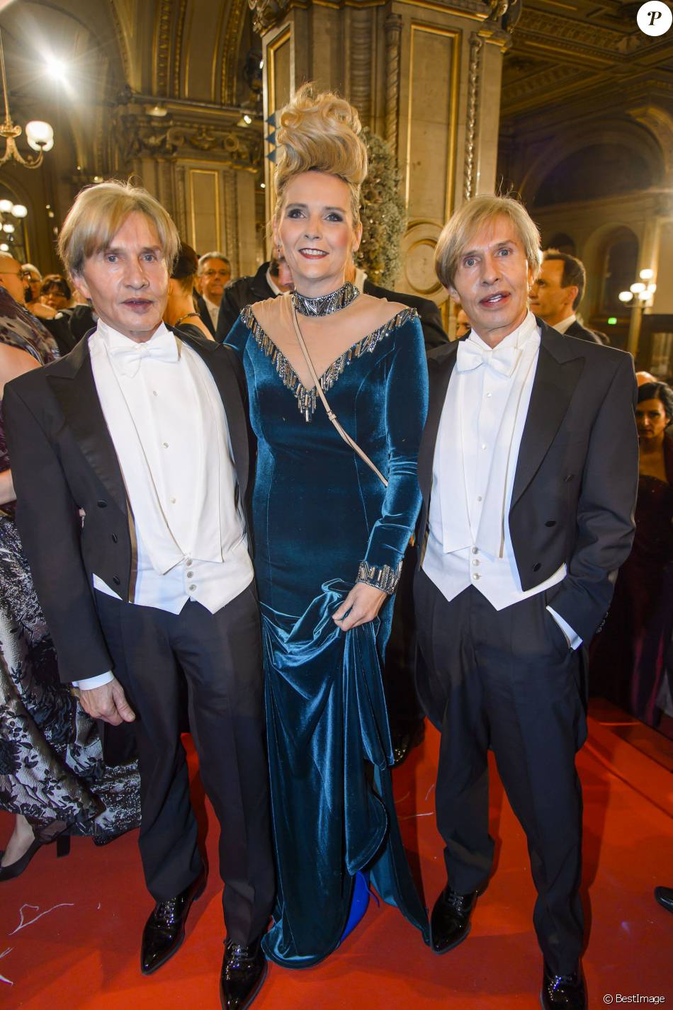 Arnold et Oskar Wess (Botox-Boys), Helena Fürst - Bal de l'Opéra de ...