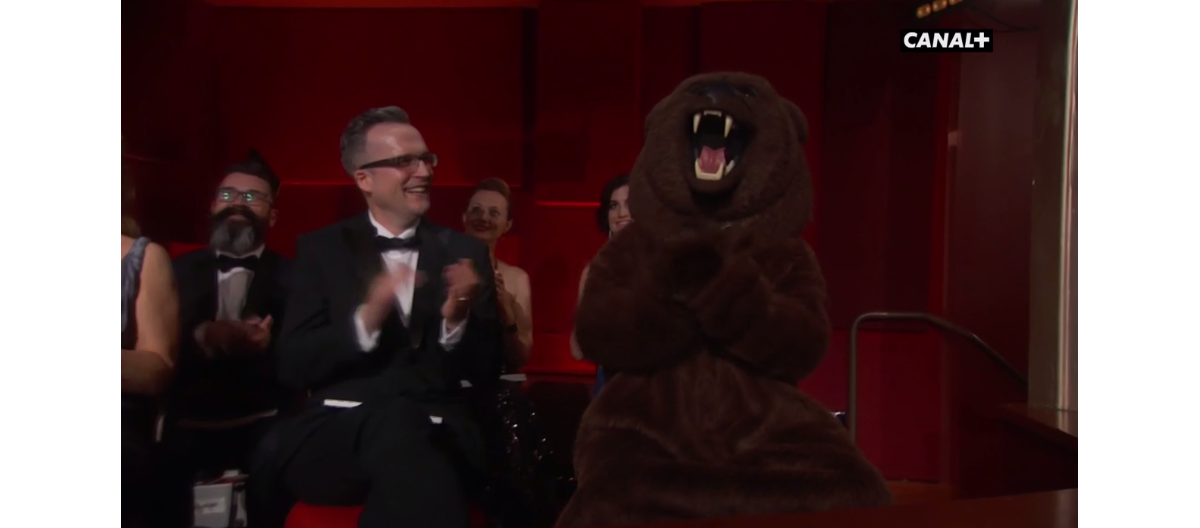 Photo : Un ours s'est invité aux Oscars 2016. - Ode (Purepeople)