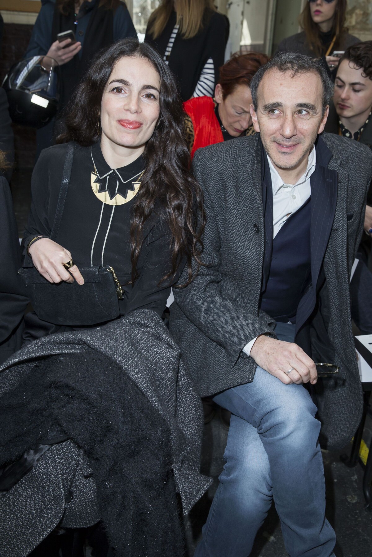 Photo : Yael Naim et Elie Semoun - Défilé John Galliano (collection ...