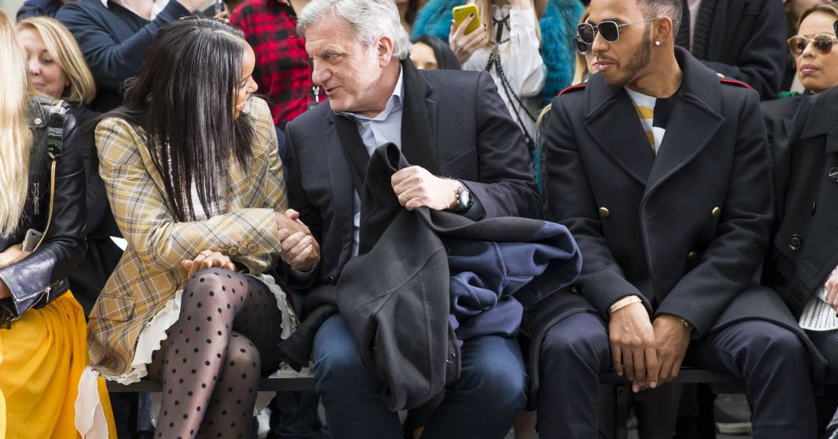Kelly Rowland, Sidney Toledano et Lewis Hamilton - Défilé John Galliano ...