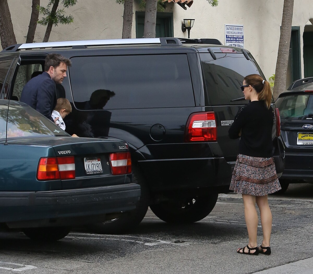 Photo : Jennifer Garner et Ben Affleck avec Samuel et Seraphina à Los ...