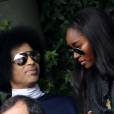 Prince et Damaris Lewis à Roland Garros le 2 juin 2014. Le couple s'est ...