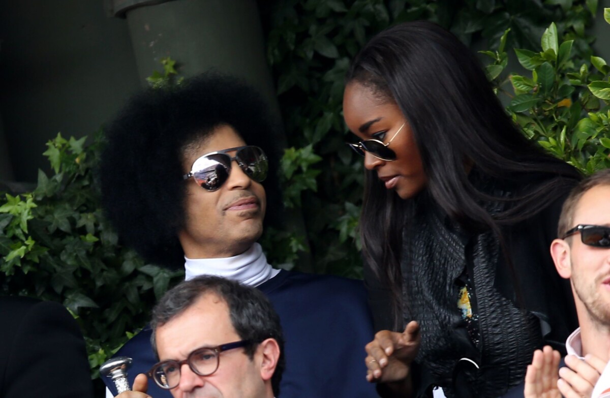 Photo : Prince et Damaris Lewis à Roland Garros le 2 juin 2014. Le ...