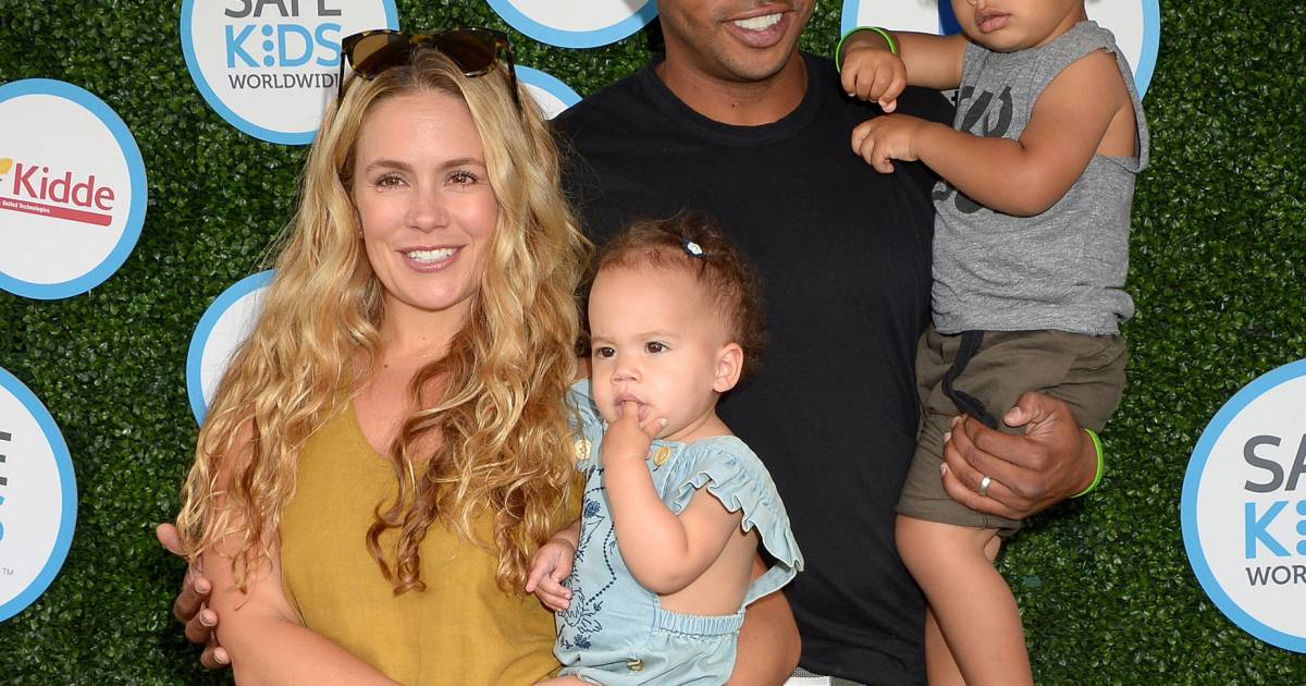 Donald Faison avec sa femme CaCee Cobb et leurs enfants Wilder et Rocco ...