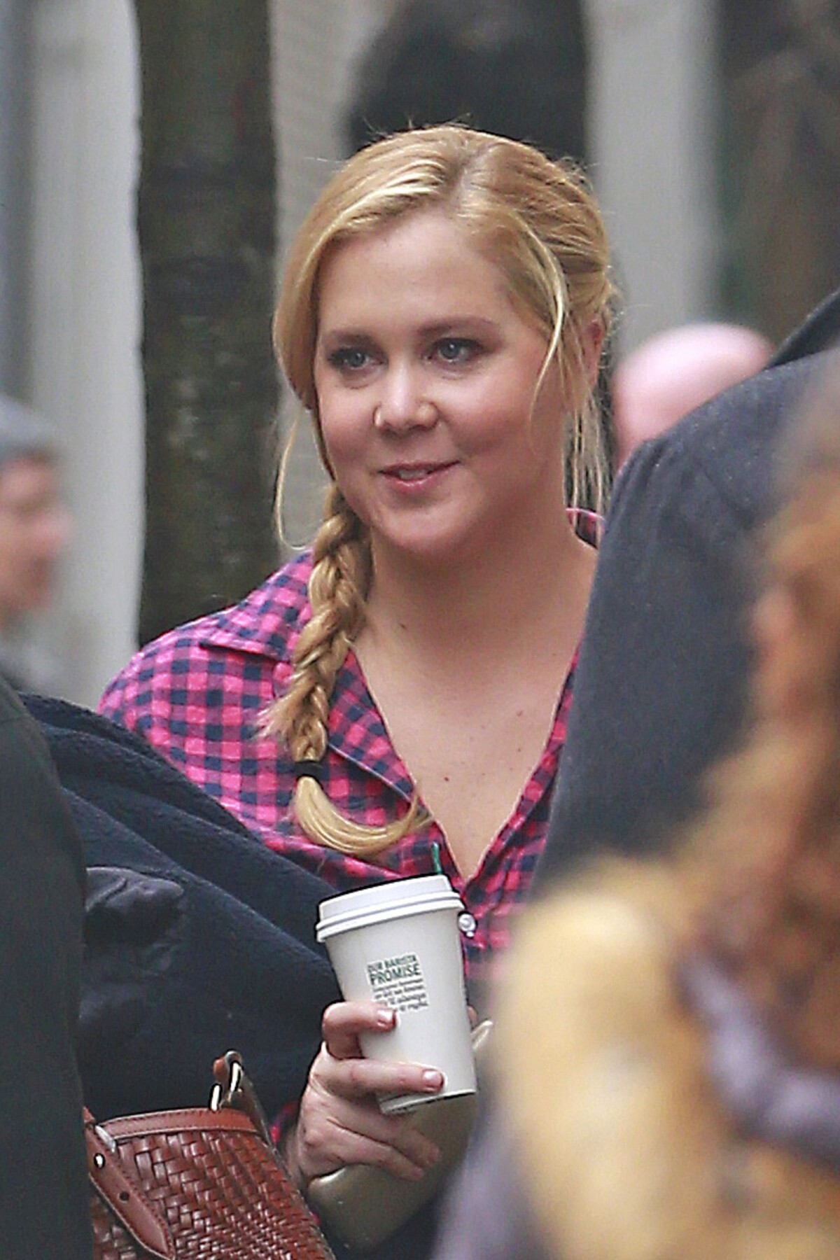 Photo : Amy Schumer et son compagnon Ben Hanisch sur le tournage de ...